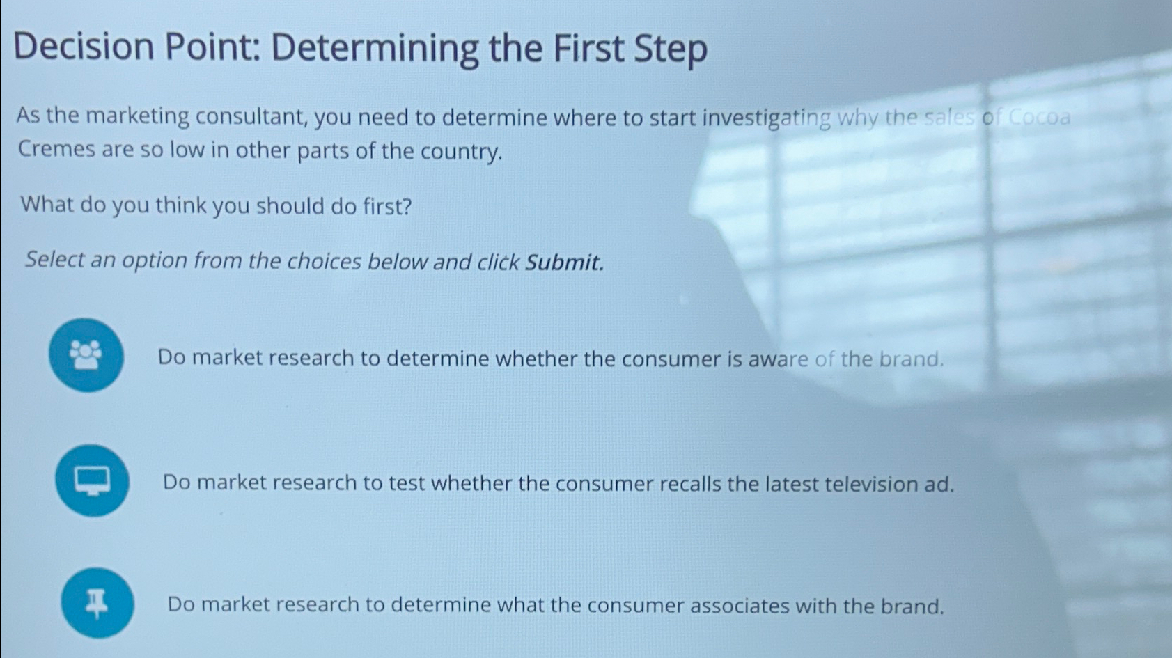 Solved Decision Point: Determining the First StepAs the | Chegg.com