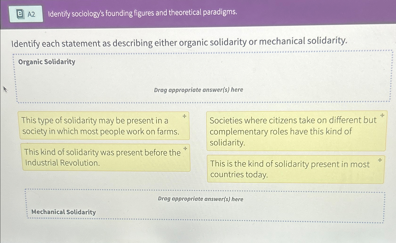 Solved e] A2Identify sociology's founding figures and | Chegg.com