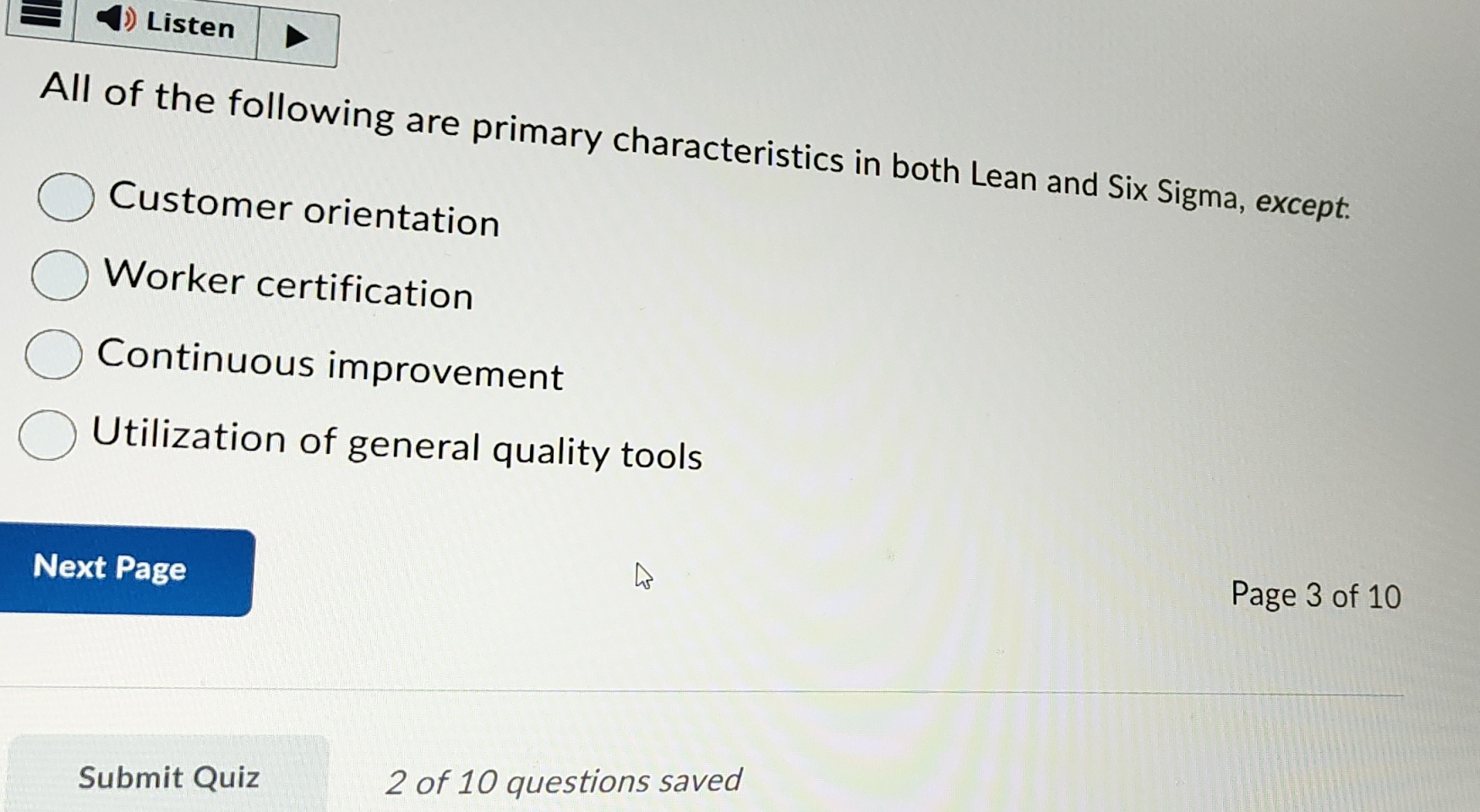 Solved ListenAll of the following are primary | Chegg.com