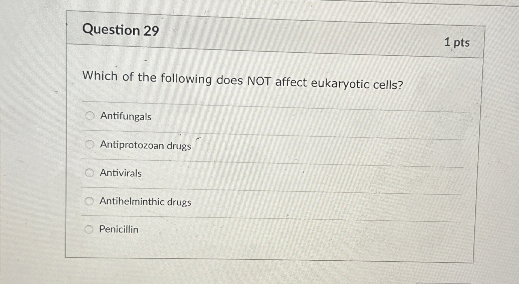 Solved Question 291 ﻿ptsWhich of the following does NOT | Chegg.com