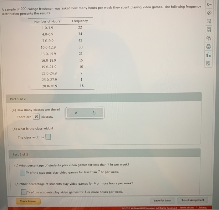 Solved A sample of 200 college freshmen was asked how many | Chegg.com