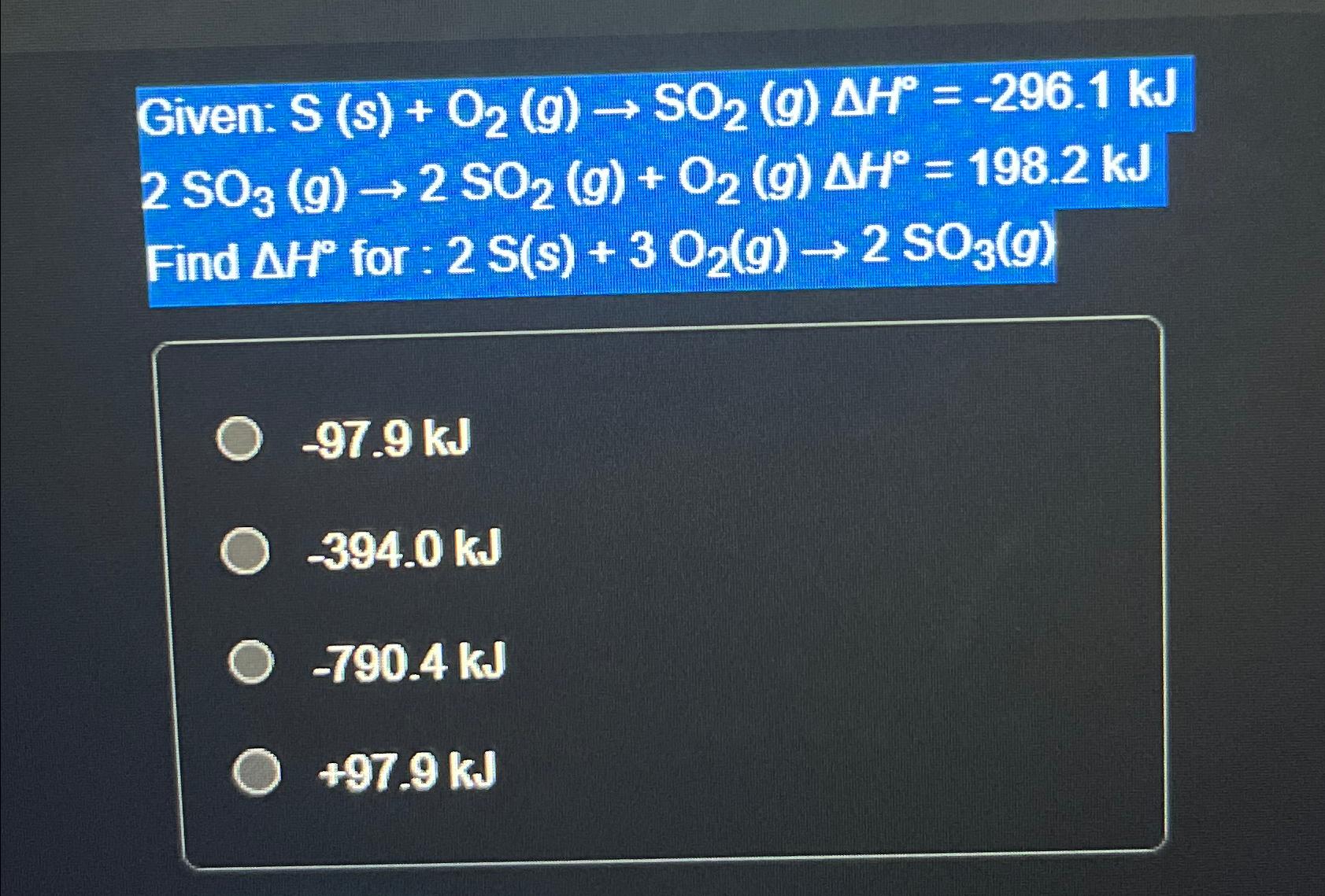 Solved Given: | Chegg.com