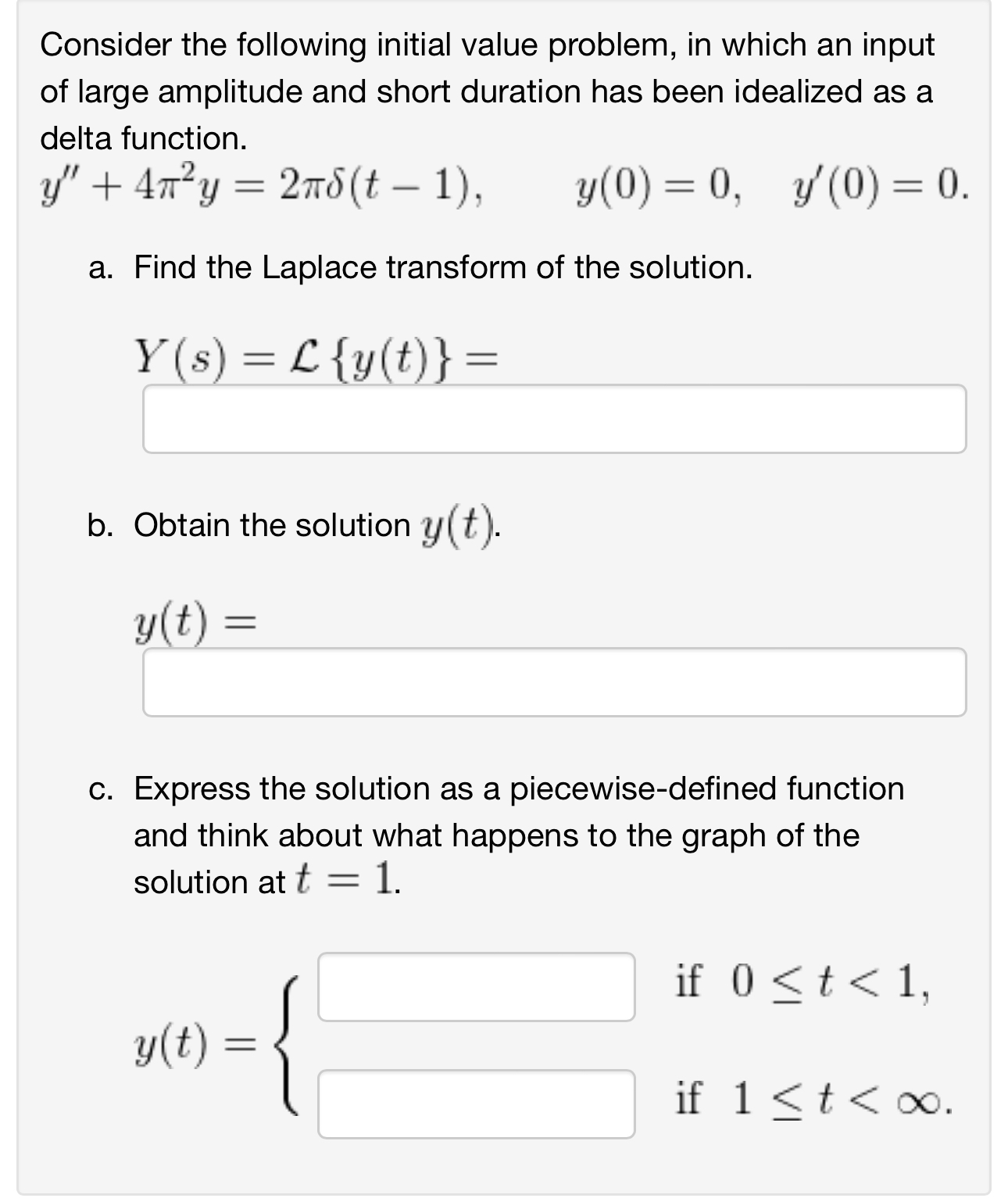 Solved Consider The Following Initial Value Problem In 1484
