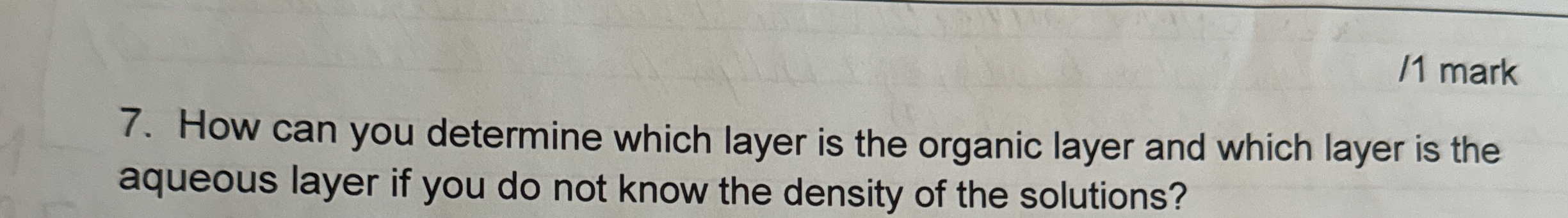 Solved 11 ﻿mark7. ﻿How can you determine which layer is the | Chegg.com