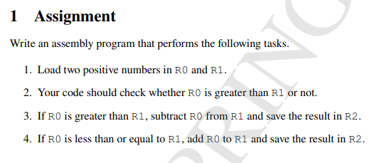 Solved 1 ﻿assignmentwrite An Assembly Program That Performs