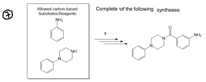 Solved Allowed carbon-based Substrates/Reagents Complete 'of | Chegg.com