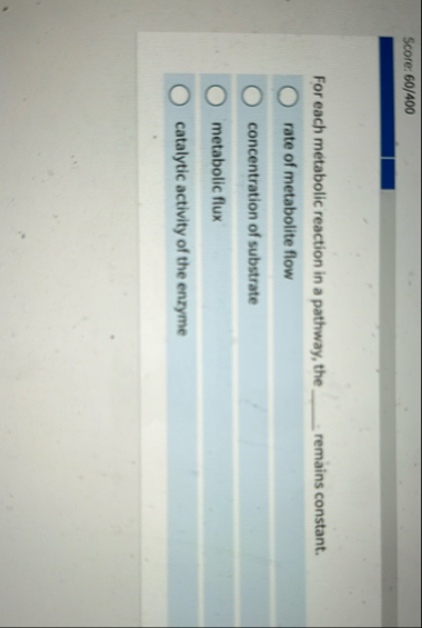 Solved Score: 60/400For each metabolic reaction in a | Chegg.com