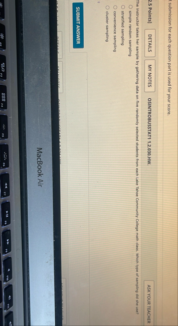 Solved submission for each question part is used for your | Chegg.com