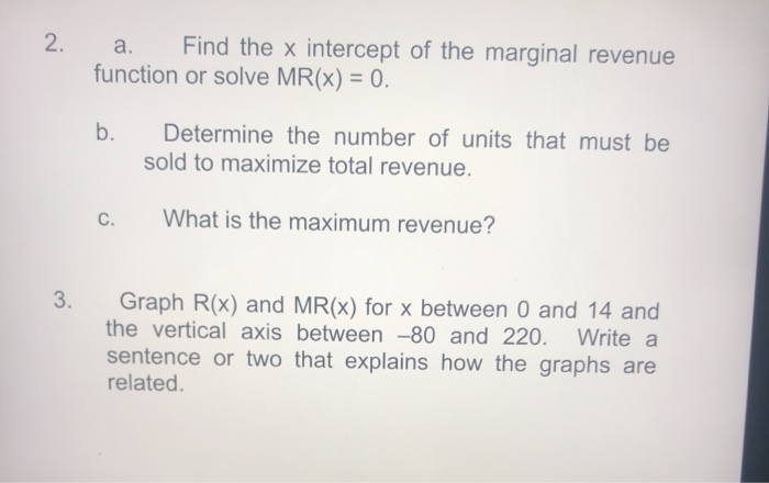 Solved please use an electronic graph and include the | Chegg.com