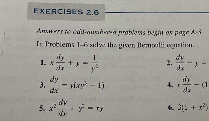 Solved Answers to odd-numbered problems begin on page A−3. | Chegg.com