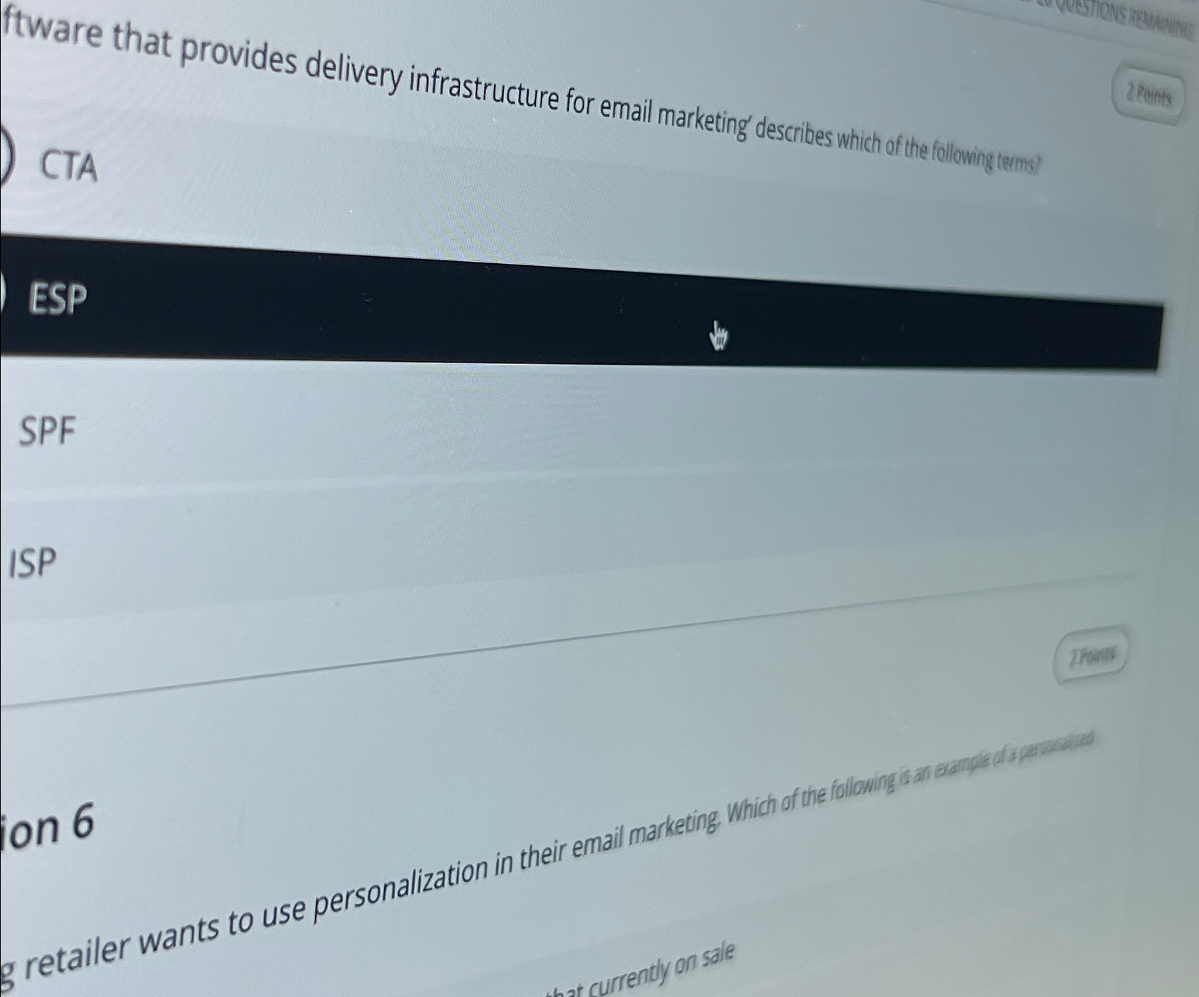 Solved ftware that provides delivery infrastructure for | Chegg.com
