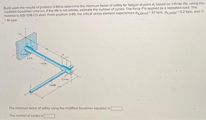 Solved Build Upon The Results Of Problem 3 96 To Determine