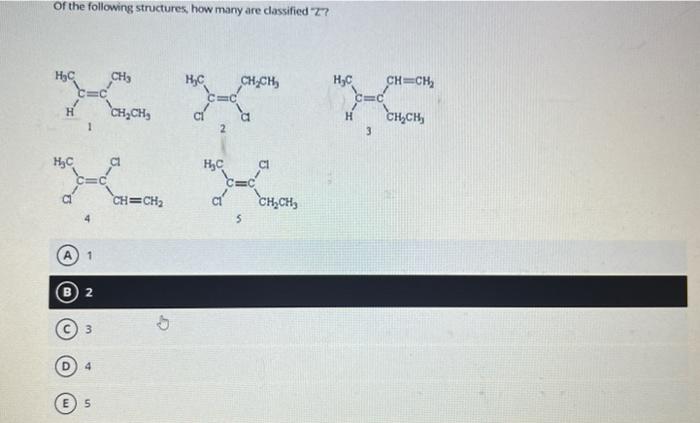 Solved Of the following structures, how many are classified | Chegg.com