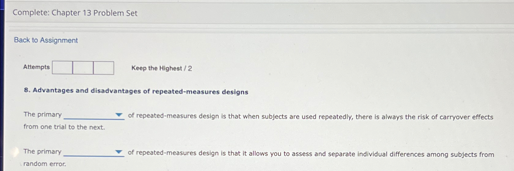 Solved Complete: Chapter 13 ﻿Problem SetBack to | Chegg.com