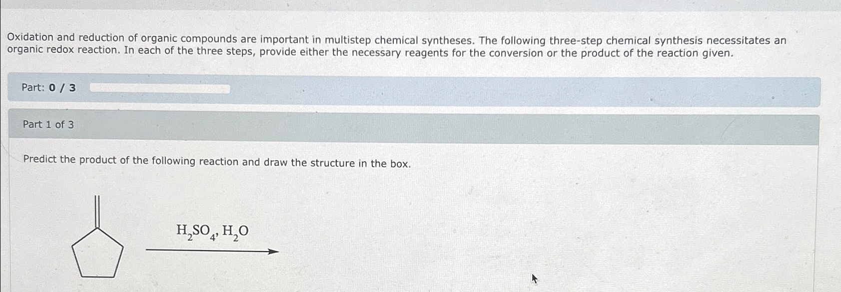 Solved Oxidation and reduction of organic compounds are | Chegg.com