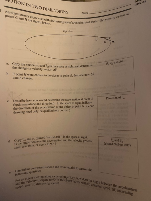 Solved Generalize your results above and from tutorial to | Chegg.com