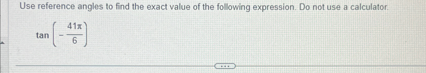 Solved Use reference angles to find the exact value of the | Chegg.com