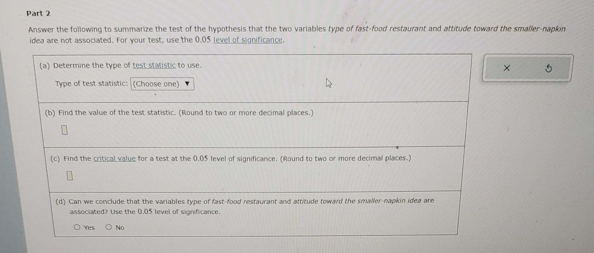 Solved ast-food restaurants may be able to decrease yearly | Chegg.com