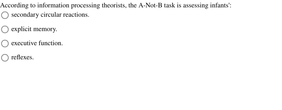 Solved According to information processing theorists, the | Chegg.com