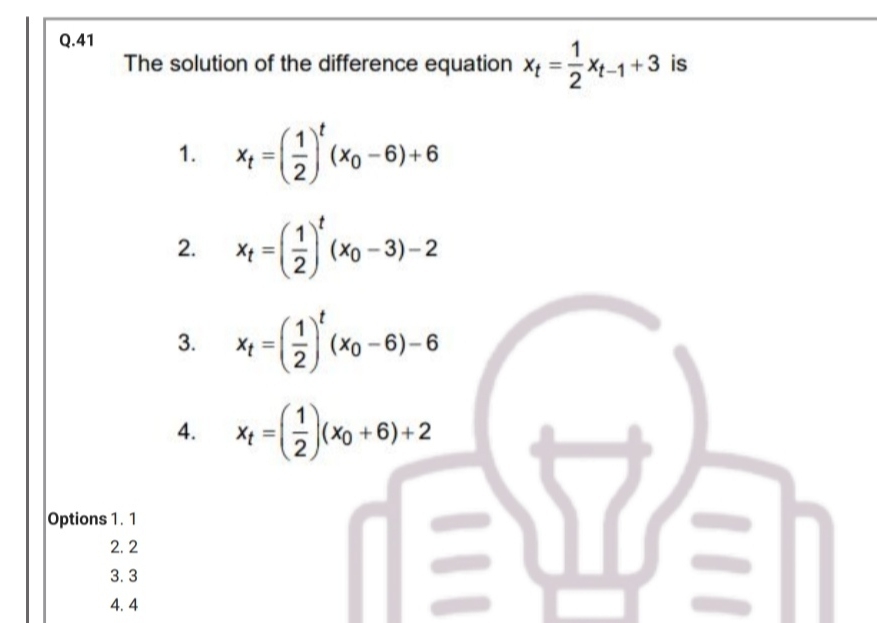 Solved Q. 41 ﻿Solve correctly with explanations and step by | Chegg.com
