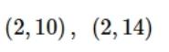 Solved (2,10),(2,14) | Chegg.com