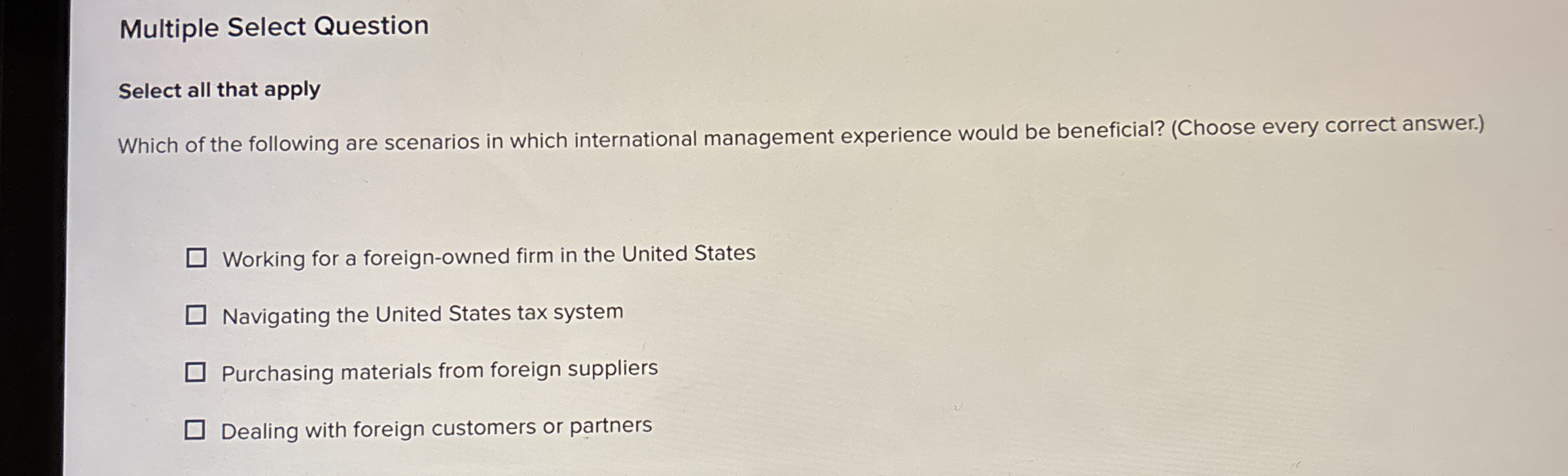 Solved Multiple Select QuestionSelect all that applyWhich of | Chegg.com