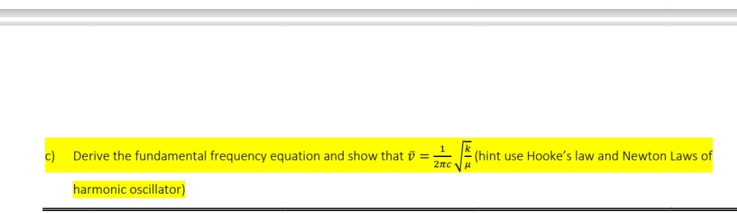 Solved c) Derive the fundamental frequency equation and | Chegg.com Solved c) Derive the fundamental frequency equation and | Chegg.com