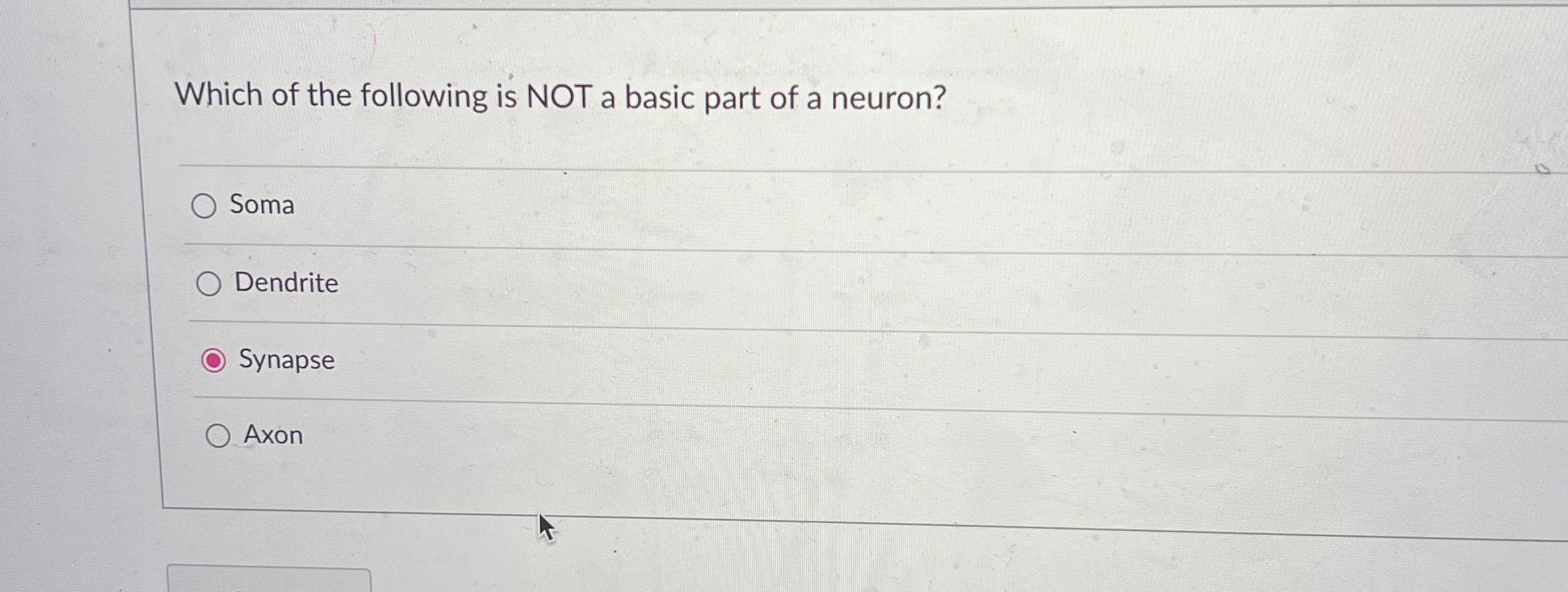 Solved Which of the following is NOT a basic part of a | Chegg.com