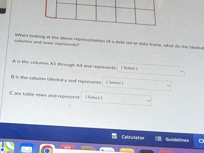Solved When looking at the above representation of a data | Chegg.com