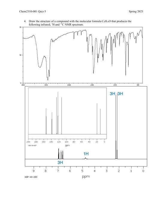 Solved Draw the structure of a compound with the molecular | Chegg.com