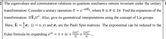 Solved 2 The eigenvalues and commutation relations in | Chegg.com