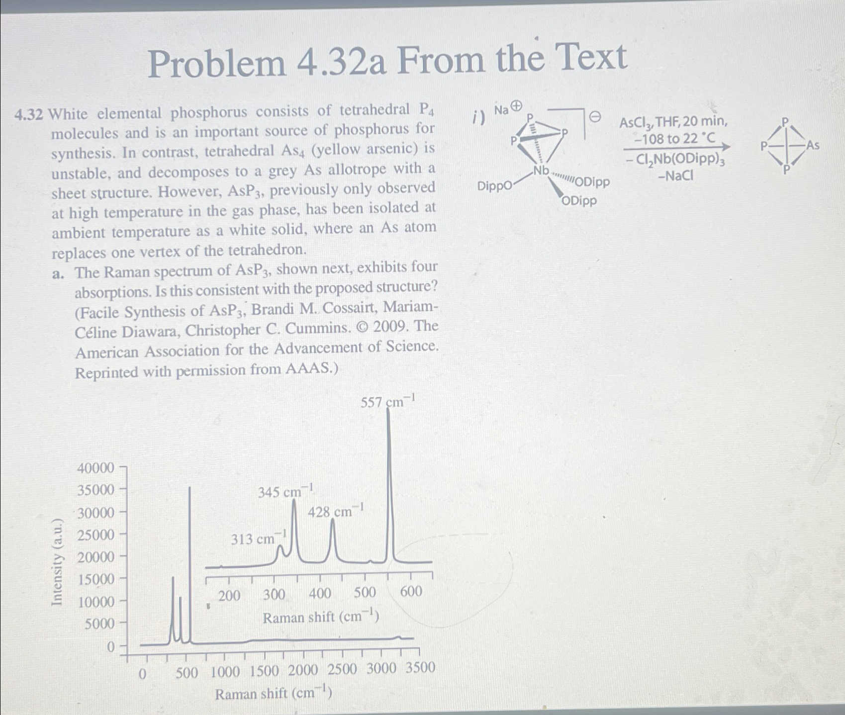 Solved Problem 4.32a From the Text4.32 ﻿White elemental | Chegg.com