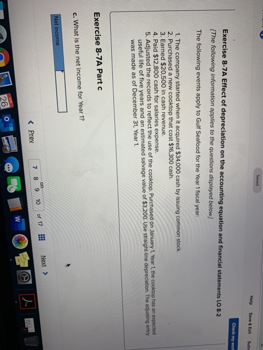 Solved Saved Help Save & Exit Sube Check my word Exercise | Chegg.com
