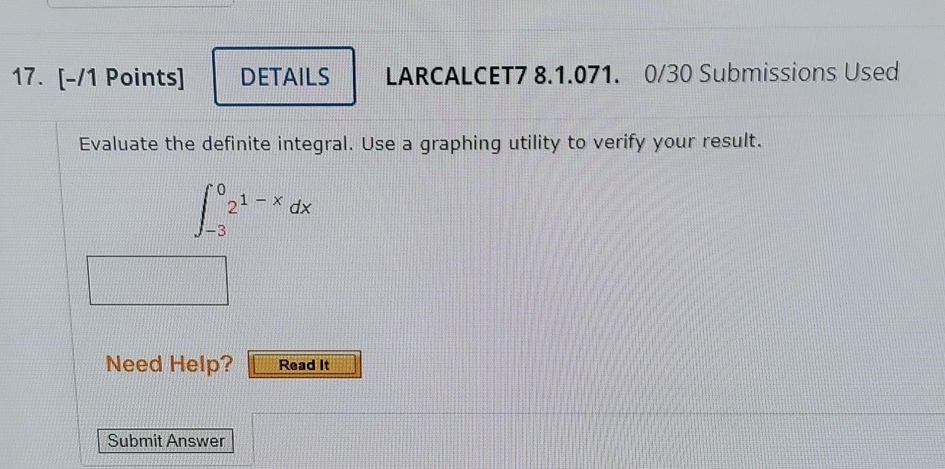 Solved Evaluate the definite integral. Use a graphing | Chegg.com