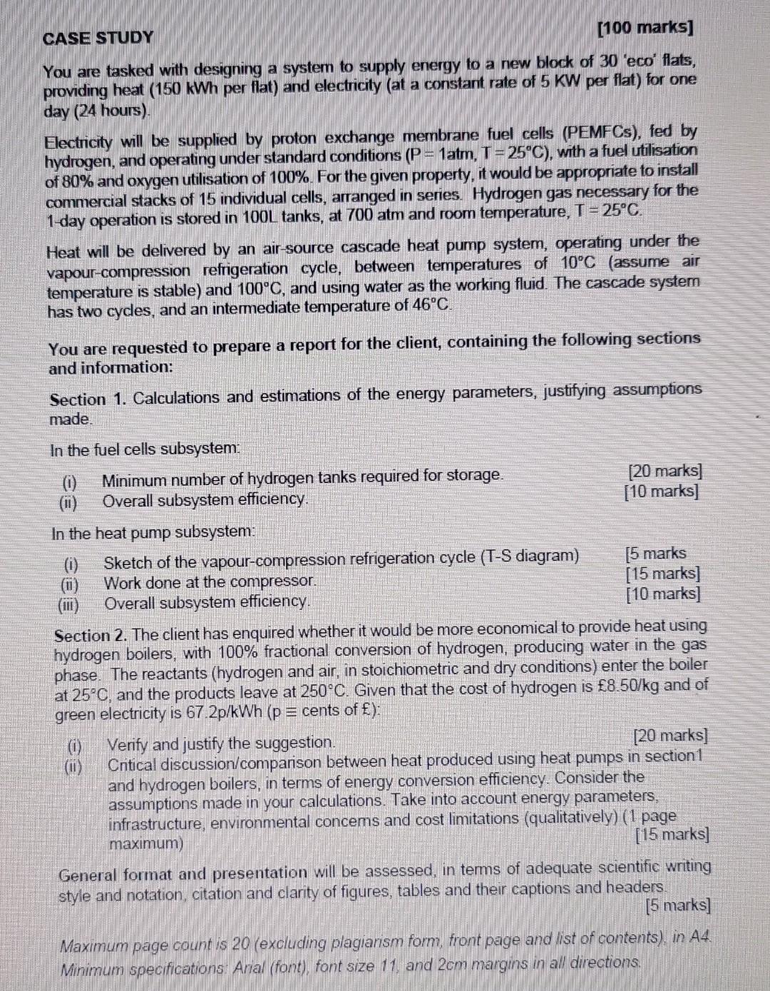 Solved CASE STUDY [100 marks] You are tasked with designing | Chegg.com