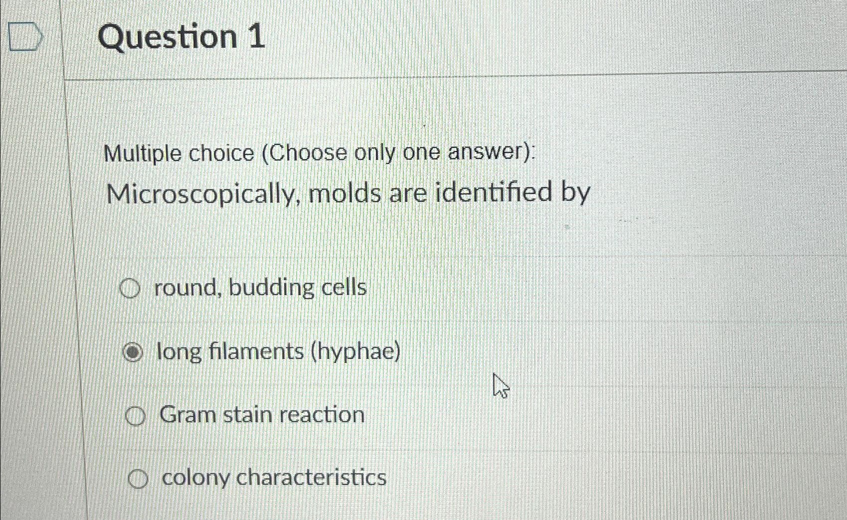 Solved Question 1Multiple choice (Choose only one | Chegg.com Solved Question 1Multiple choice (Choose only one | Chegg.com