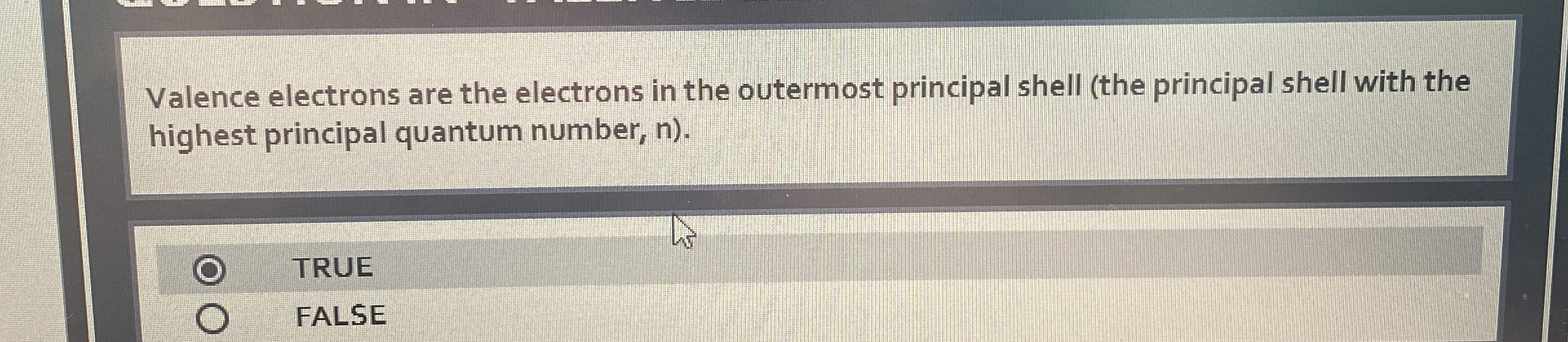 Solved Valence electrons are the electrons in the outermost | Chegg.com