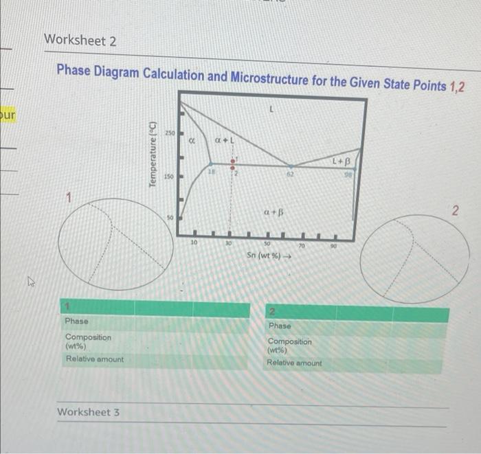 Solved our Worksheet 2 Phase Diagram Calculation and | Chegg.com