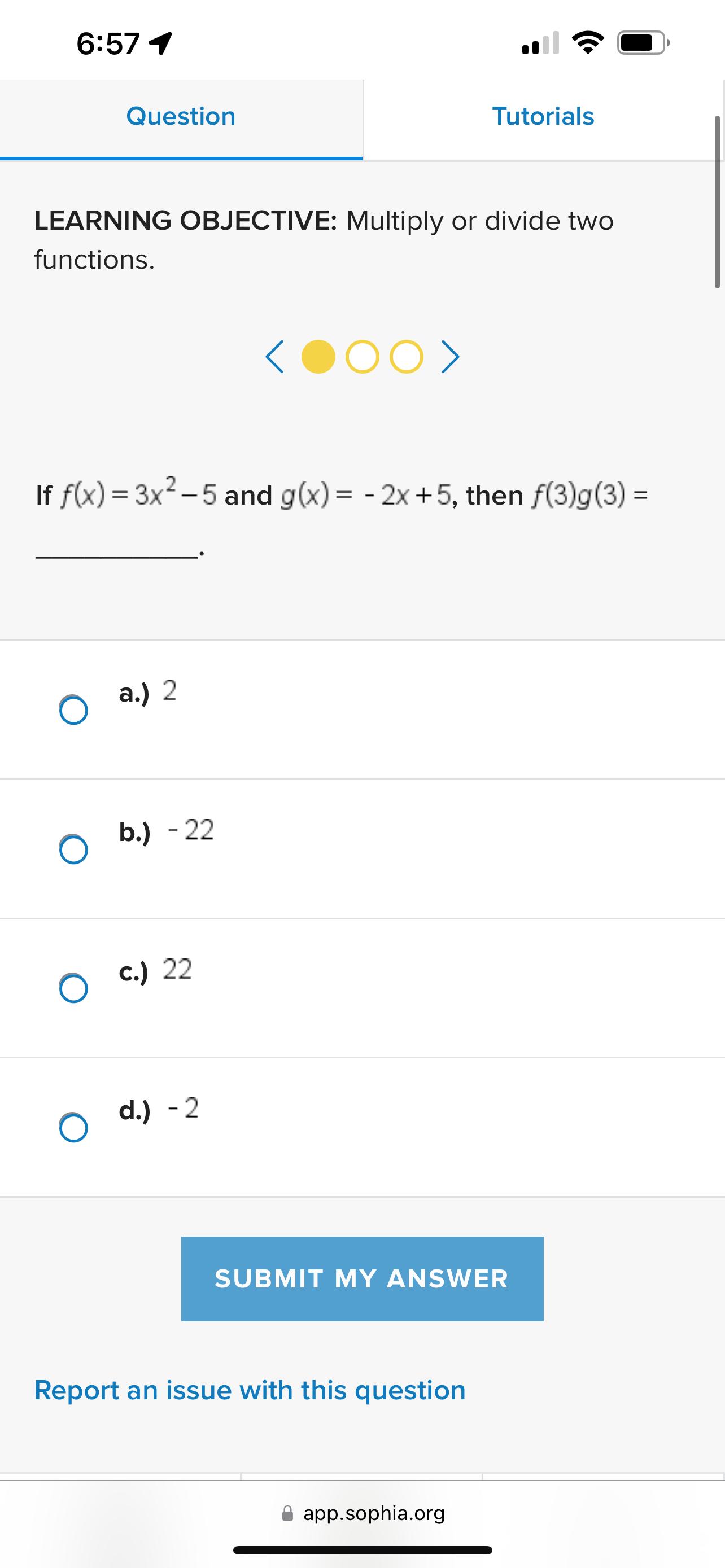 Solved 6:57 1QuestionTutorialsLEARNING OBJECTIVE: Multiply | Chegg.com Solved 6:57 1QuestionTutorialsLEARNING OBJECTIVE: Multiply | Chegg.com