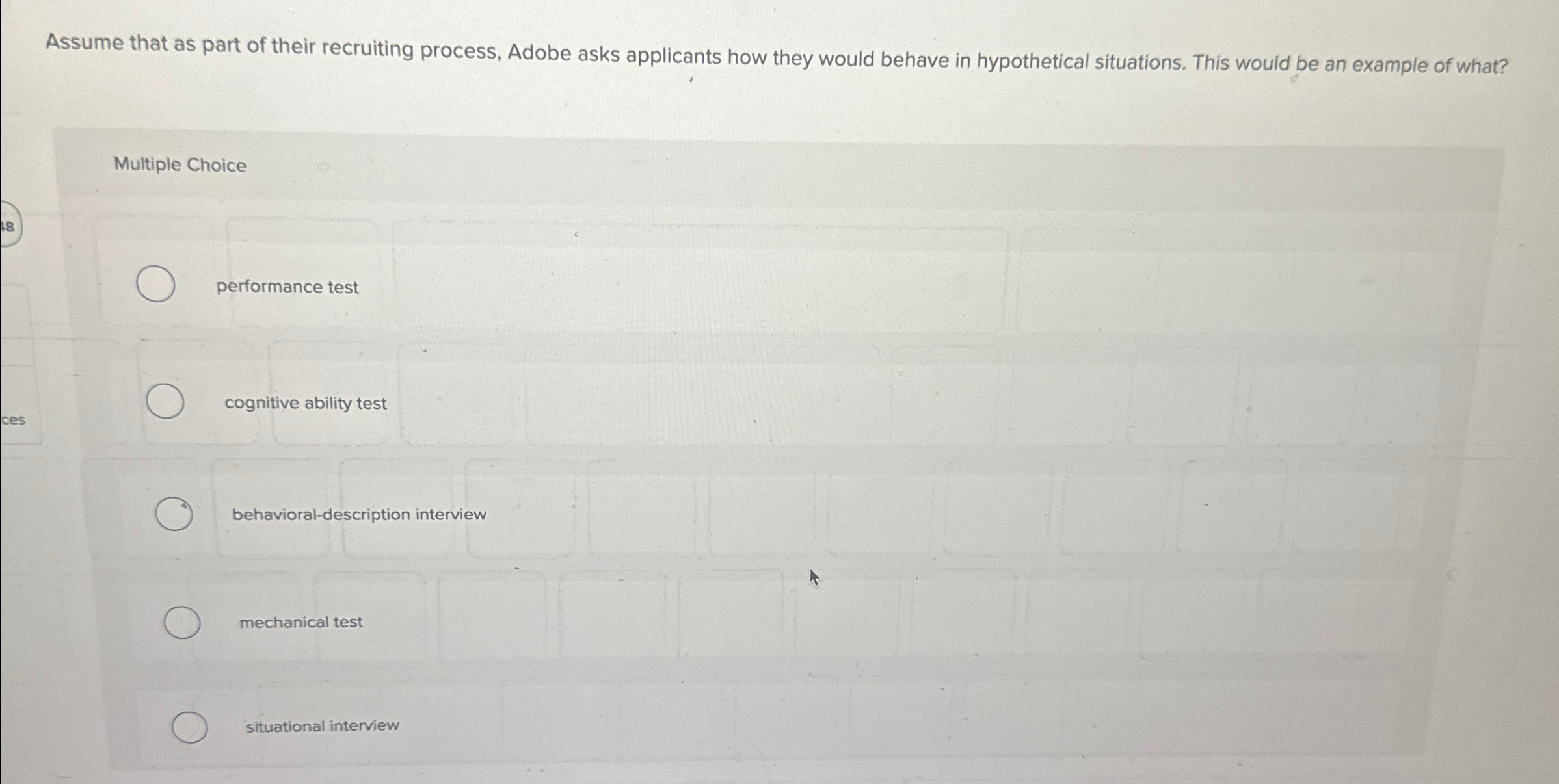 Solved Assume that as part of their recruiting process, | Chegg.com
