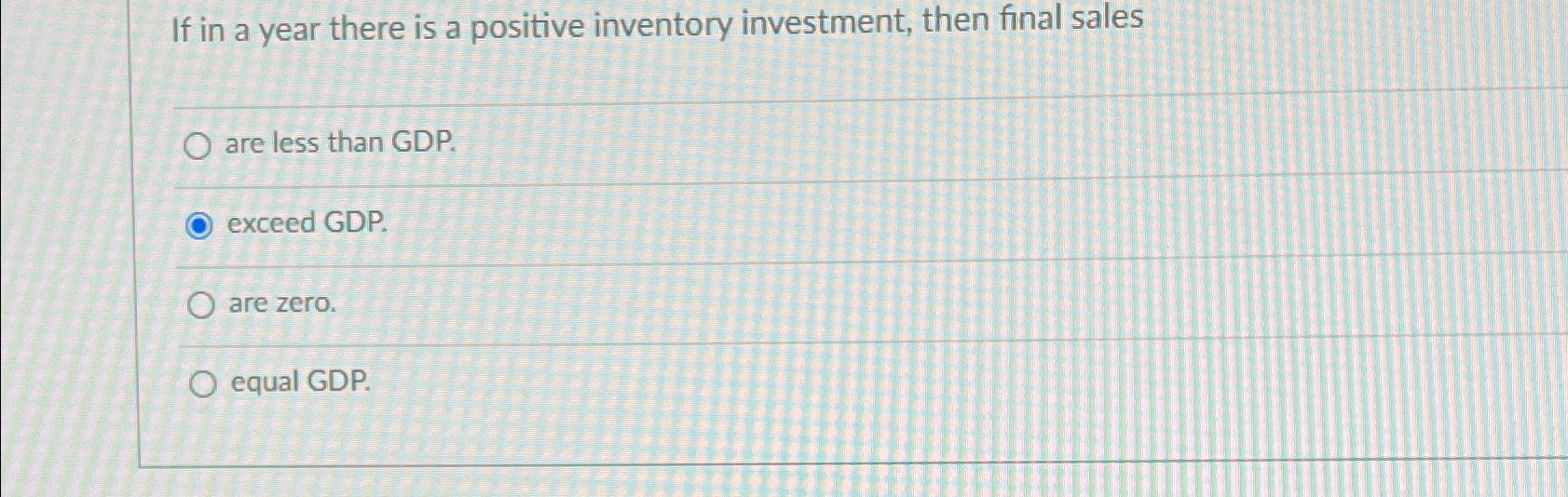 Solved If in a year there is a positive inventory | Chegg.com