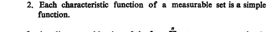 Solved Each characteristic function of a measurable set is a | Chegg.com