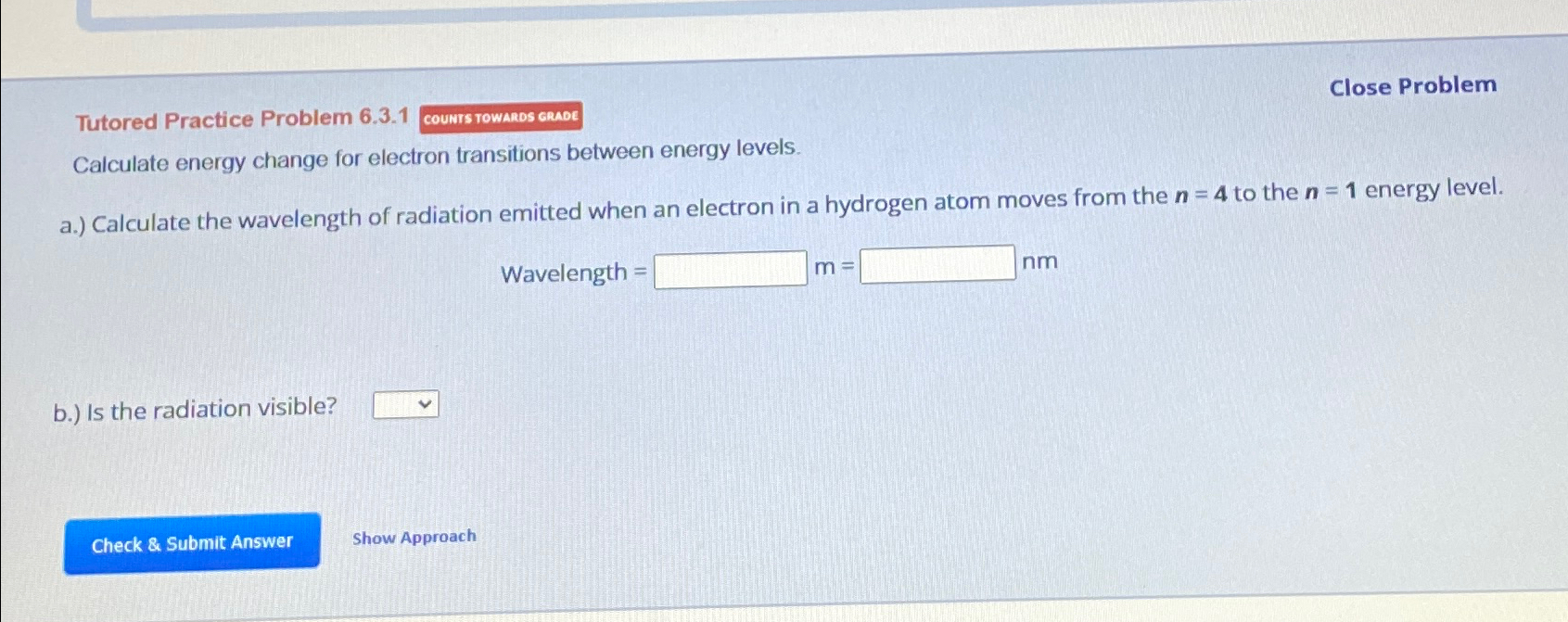 Solved Close ProblemTutored Practice Problem 6.3.1 ﻿counts | Chegg.com