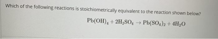 Solved Which of the following reactions is | Chegg.com