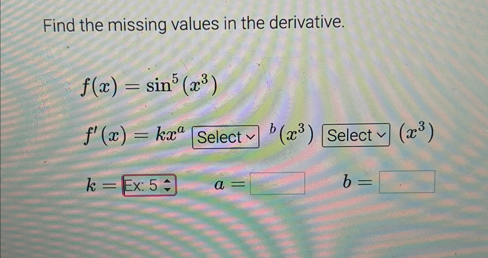 Solved Find the missing values in the | Chegg.com