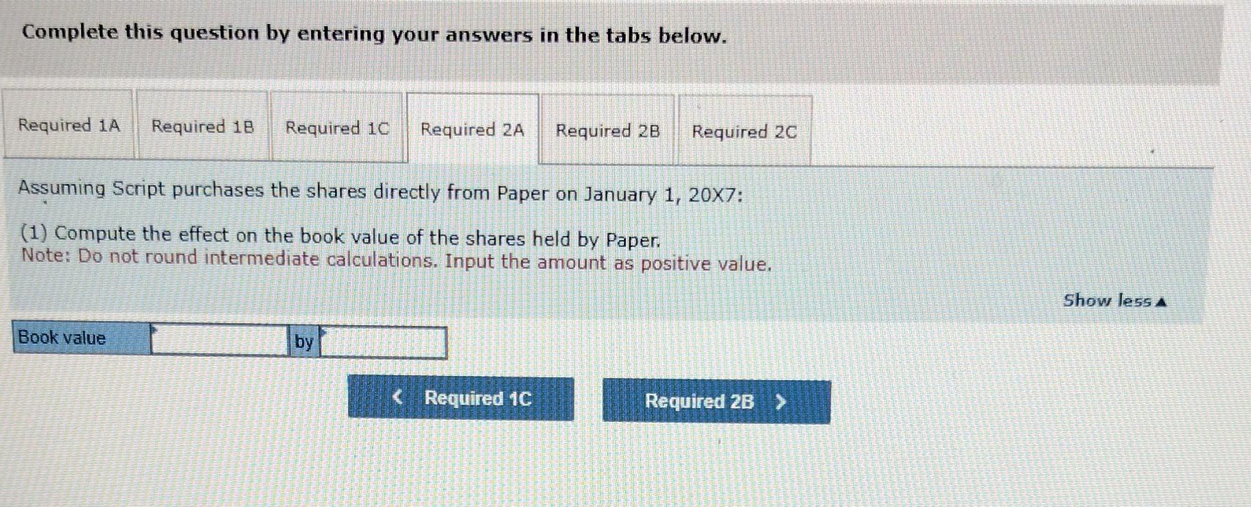 Solved Paper Corporation acquired 75 percent of Script | Chegg.com