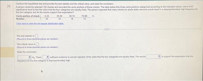 Solved Conduct the hypobsesis lest and provide the lest | Chegg.com