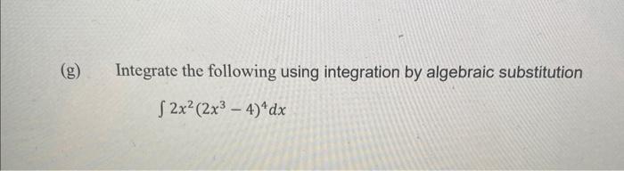 Solved Integrate the following using integration by | Chegg.com