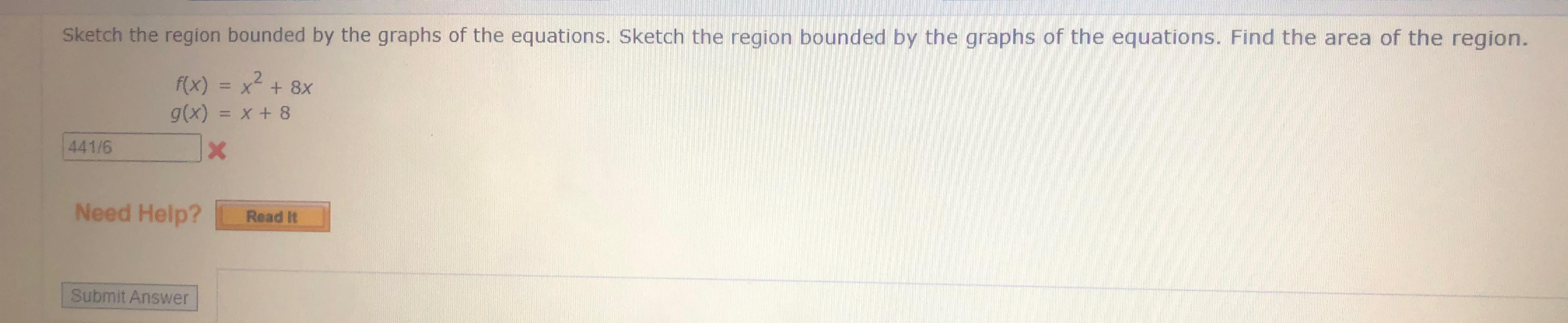 Solved Sketch The Region Bounded By The Graphs Of The