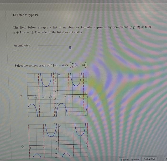 Solved The field below accepts a list of numbers or formulas | Chegg.com
